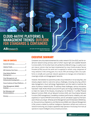 Cloud-Native Platforms And Management Trends: Outlook For Standards And Containers (WP-1028)